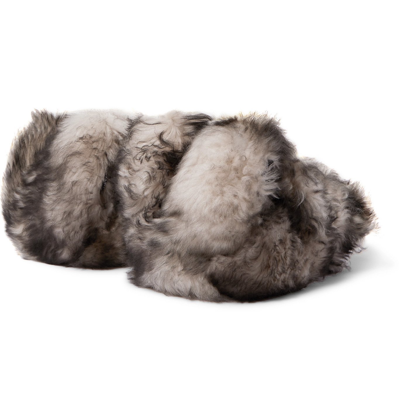 Vetements - Hug Me Bear Shearling Slippers - White Vetements