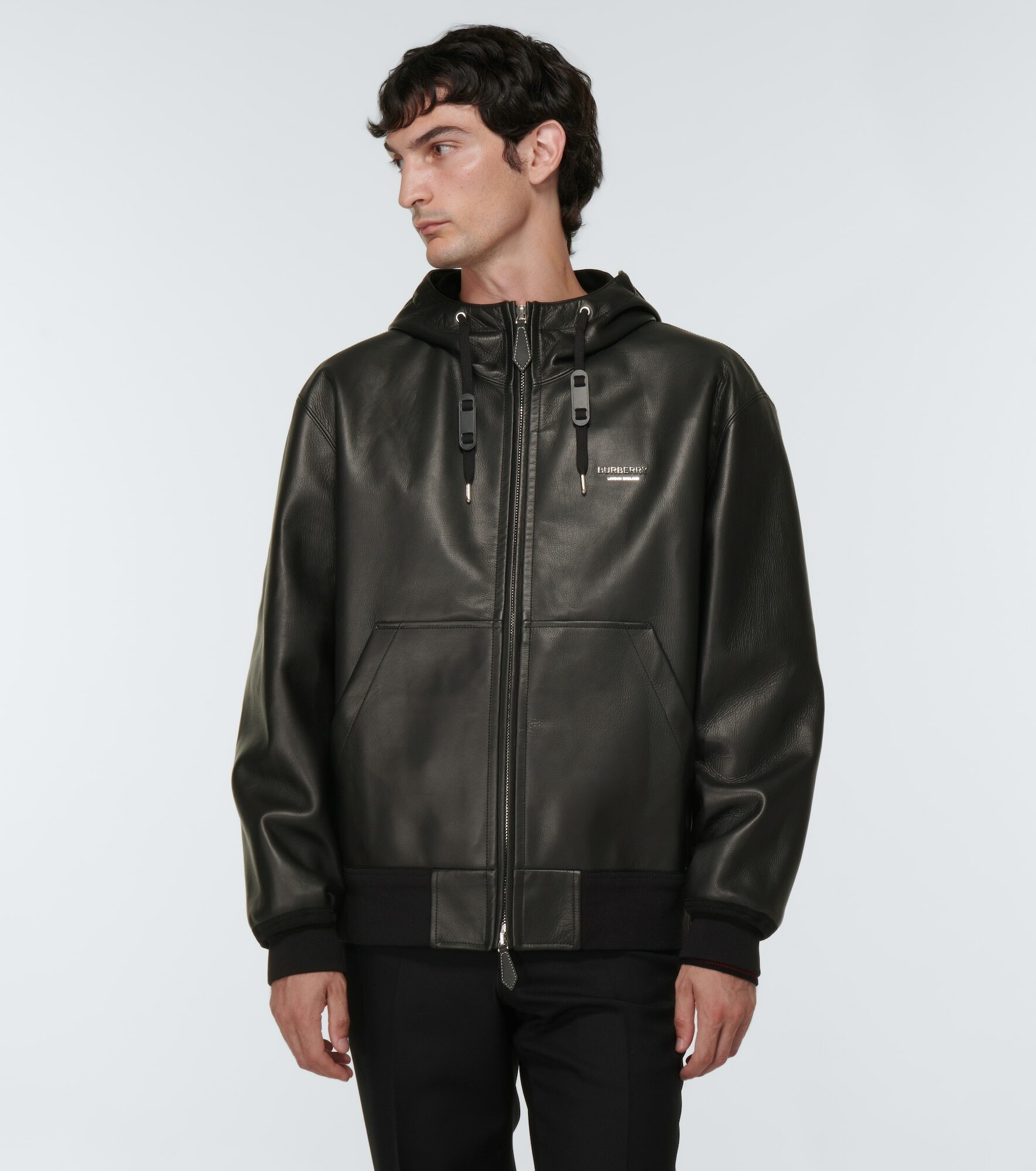 Burberry - Leather jacket Burberry