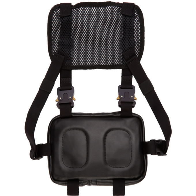 Alyx Black Mini Leather Chest Rig 1017 ALYX 9SM
