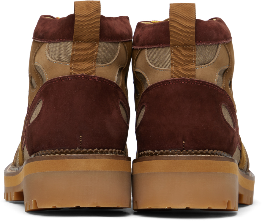 KidSuper Brown Swirls Boots KidSuper