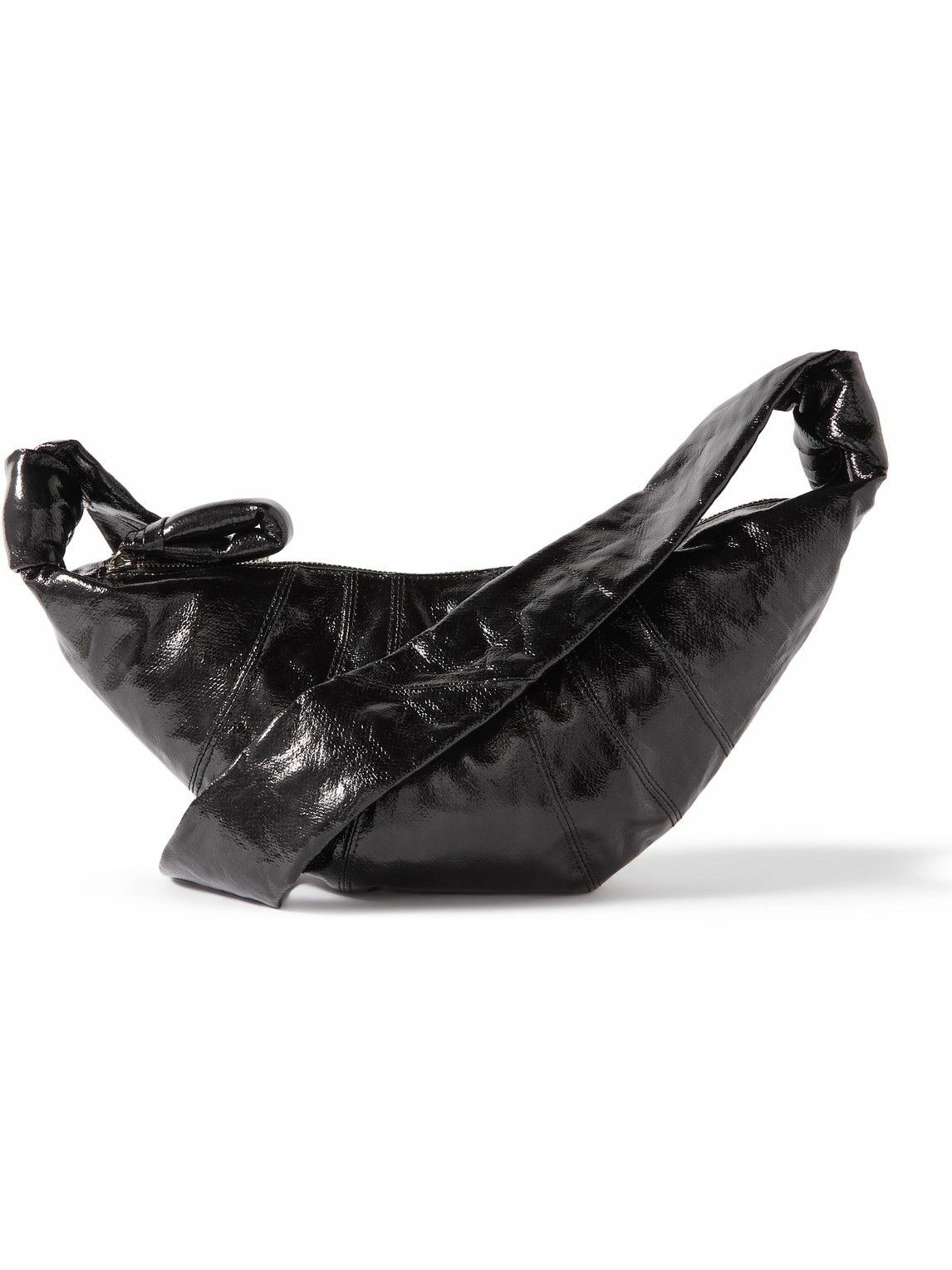 Lemaire - Small Croissant Coated-Linen Messenger Bag Lemaire