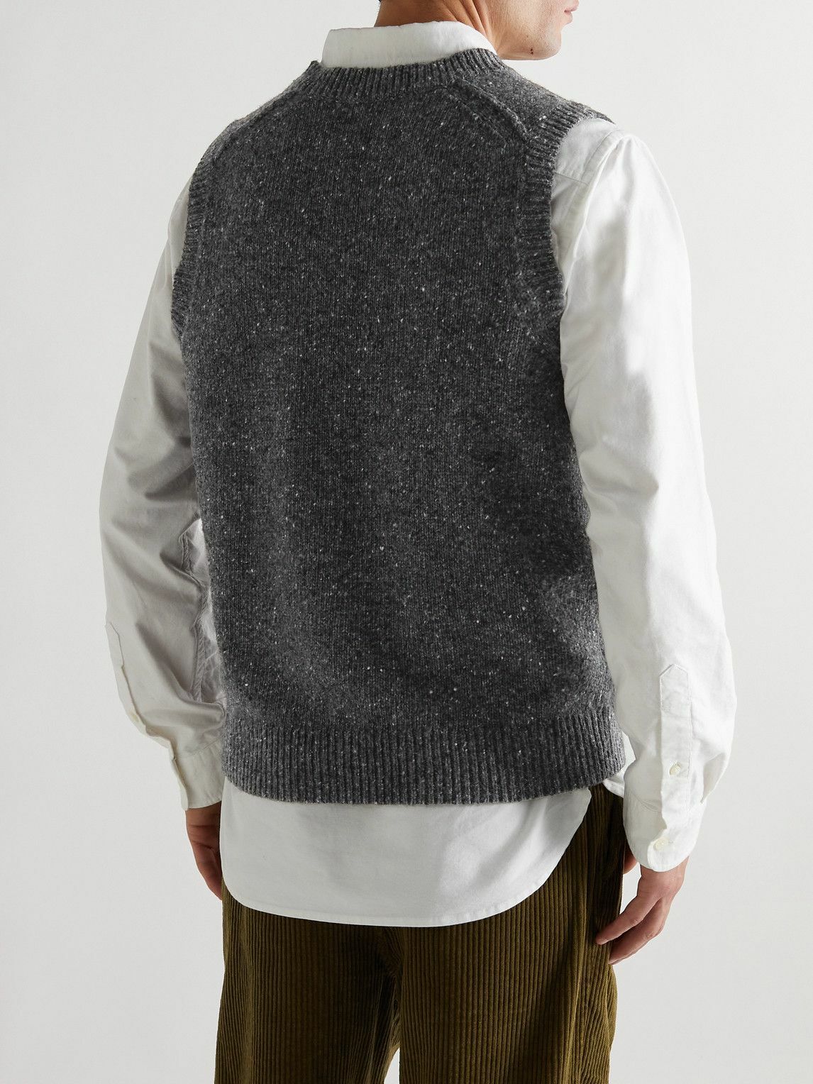 Alex Mill - Donegal Merino Wool-Blend Sweater Vest - Gray Alex Mill