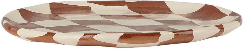 Henry Holland Studio Brown & White Check Side Plate