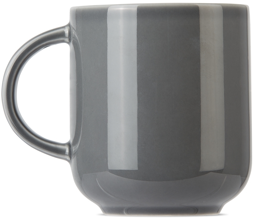 Lateral Objects Grey Color Mug, 16 oz Lateral Objects