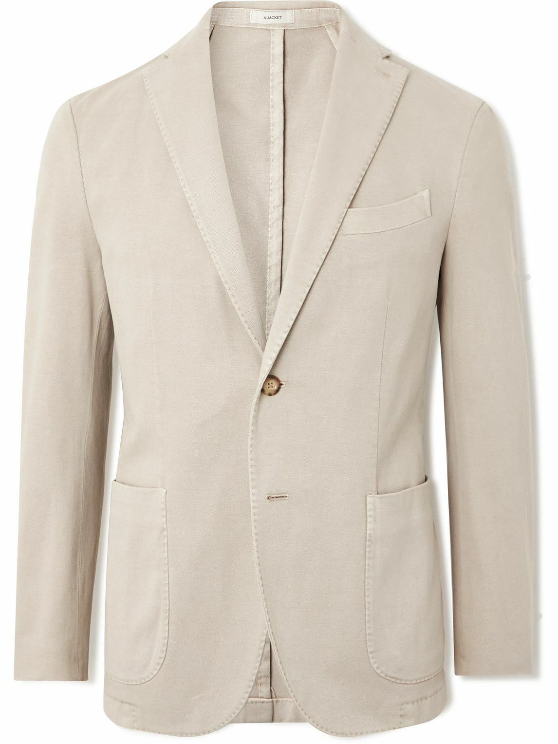 Boglioli - K-Jacket Stretch-Cotton Twill Blazer - Gray Boglioli