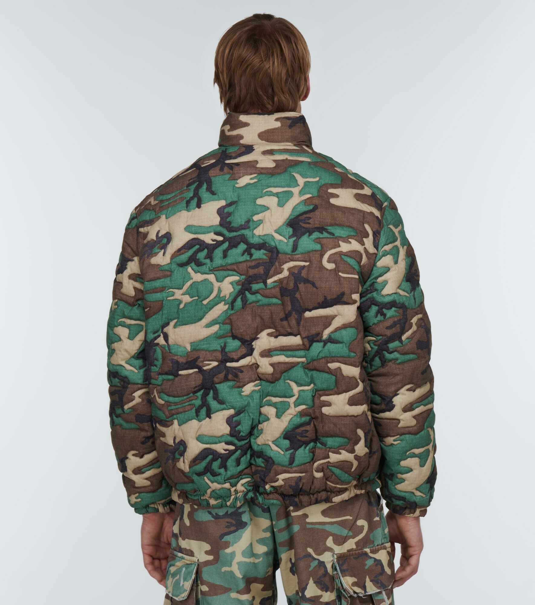 ERL - Camouflage cotton down jacket ERL