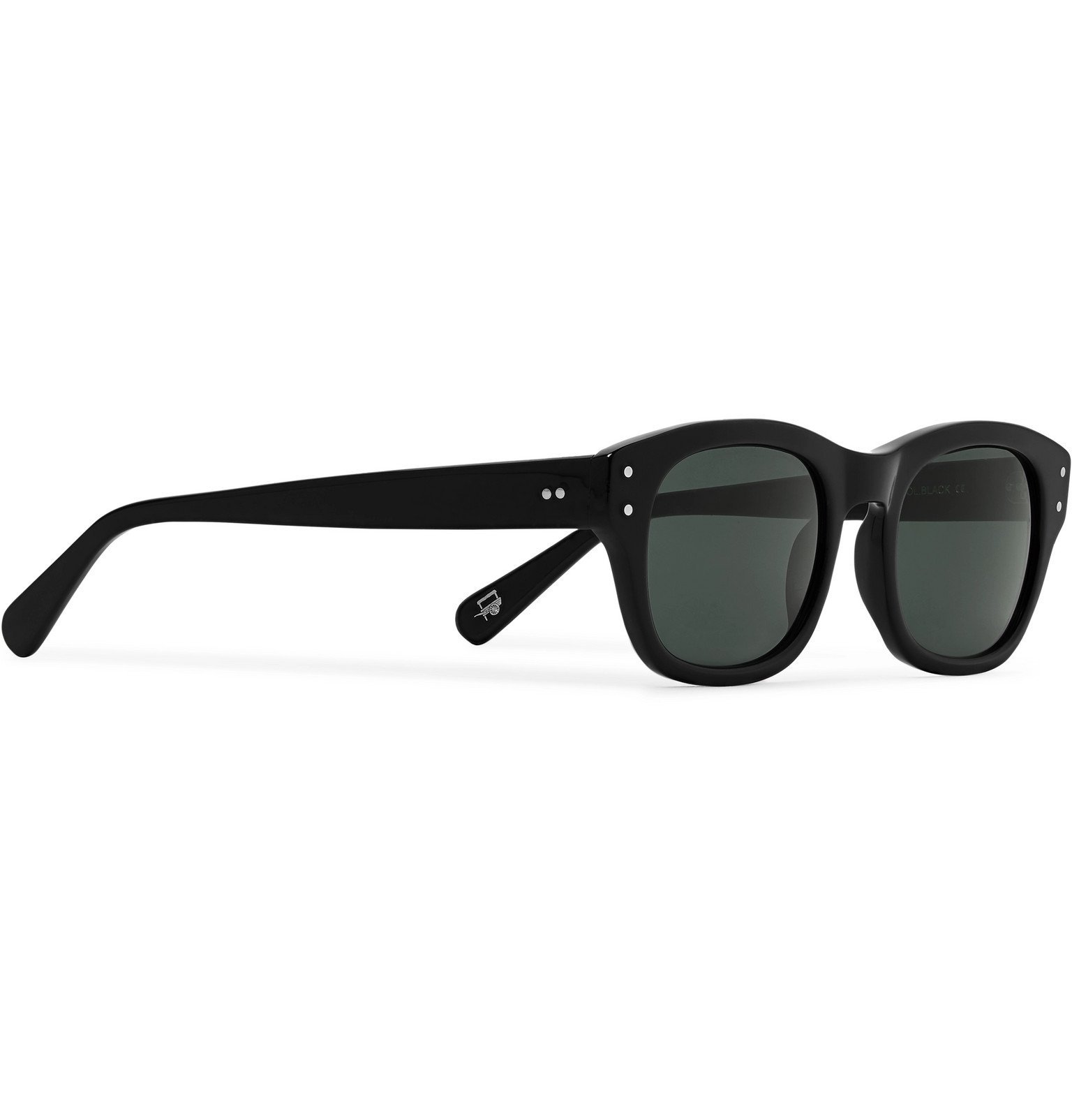 Moscot - Nebb D-Frame Acetate Sunglasses - Black Moscot
