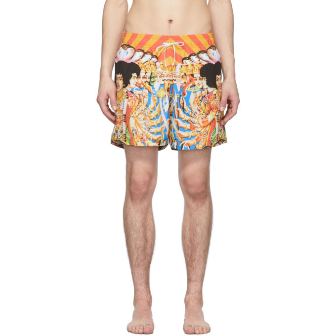 Amiri Multicolor Hendrix Swim Shorts Amiri