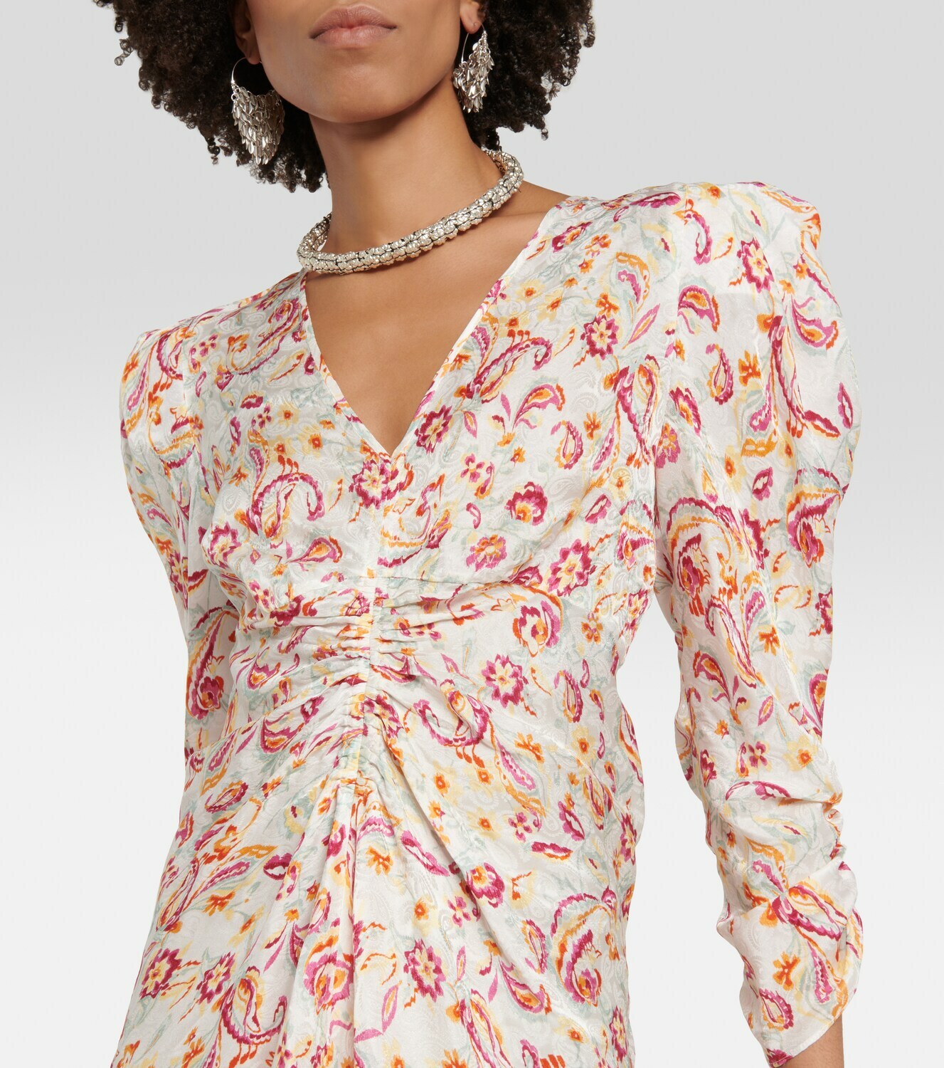 Isabel Marant - Albini printed silk-blend midi dress Isabel Marant