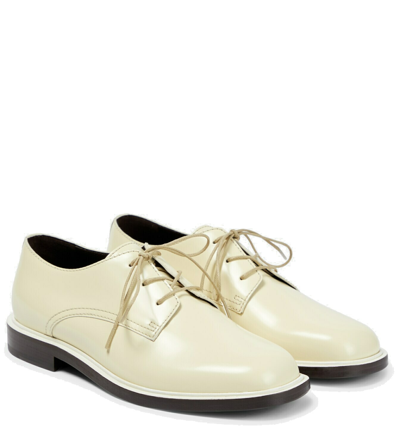 The Row - Jules leather derby shoes The Row