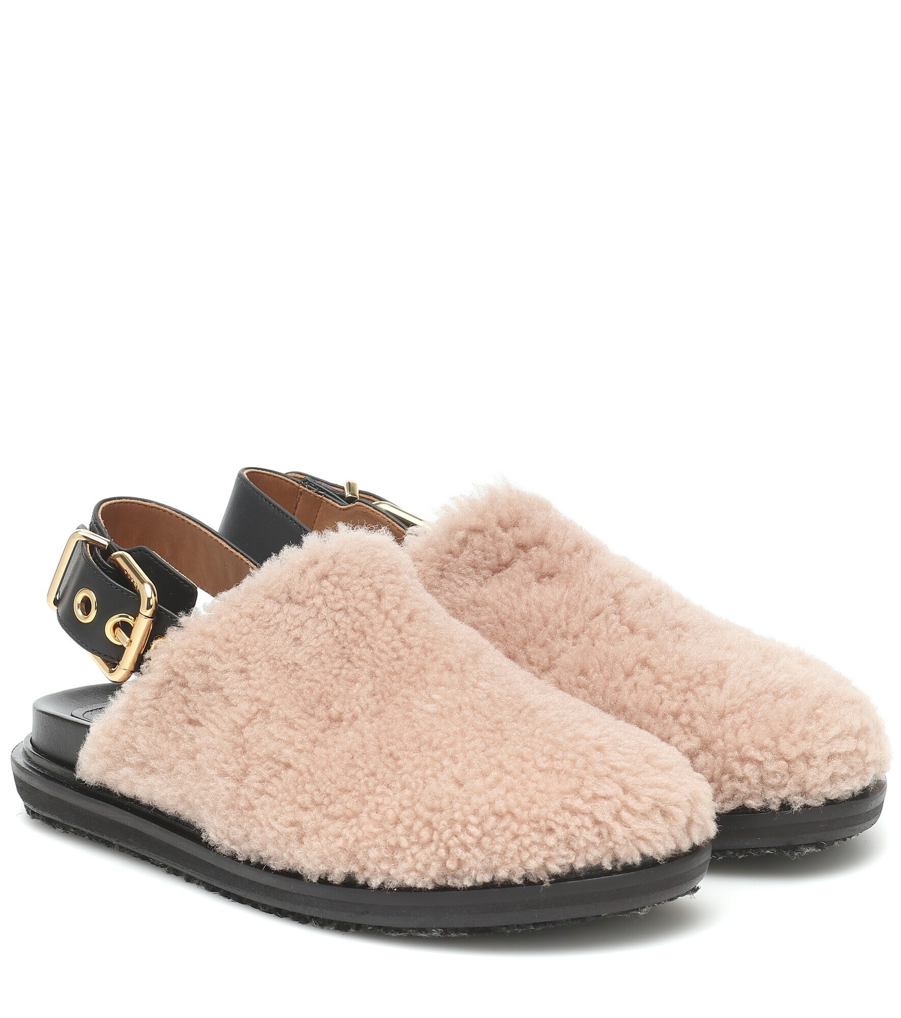 Marni - Fussbett shearling slippers Marni