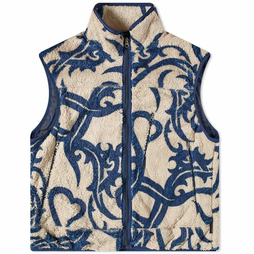 Flagstuff Men's Original Tribal Camo Fleece Jacket in Ivory Flagstuff