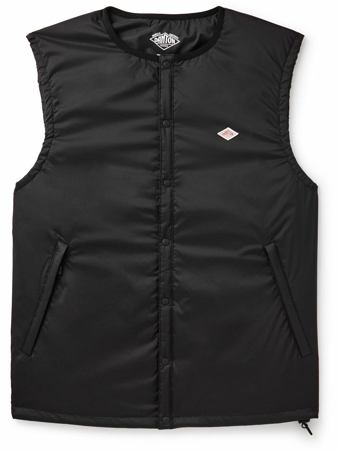Danton - Logo-Appliquéd Padded Shell Gilet - Black Danton