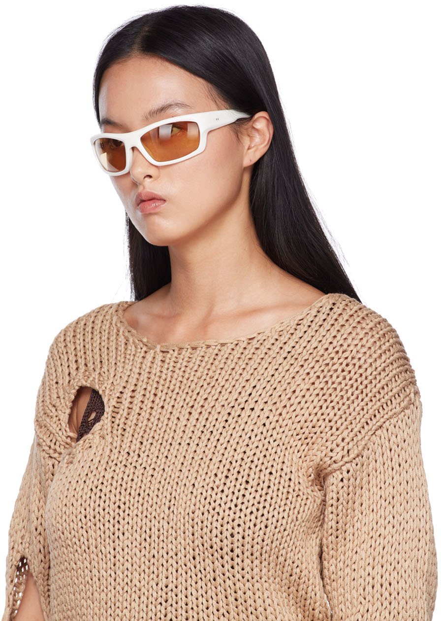 Lexxola White Neo Sunglasses