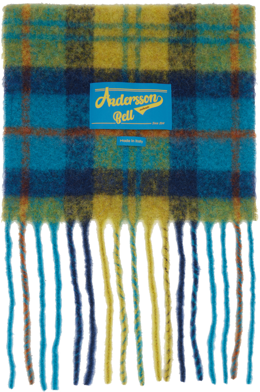 Andersson Bell Blue & Yellow Essential Stola Scarf Andersson Bell