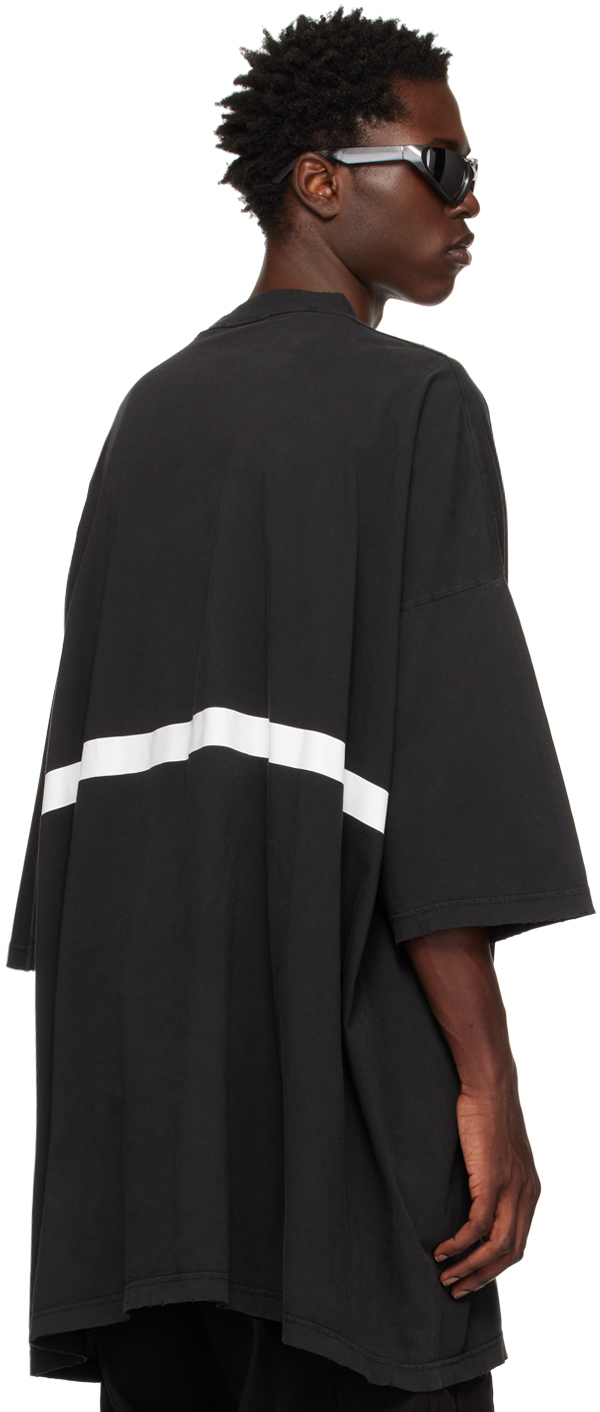 Balenciaga Black 360 Tubular Oversized T-Shirt Balenciaga