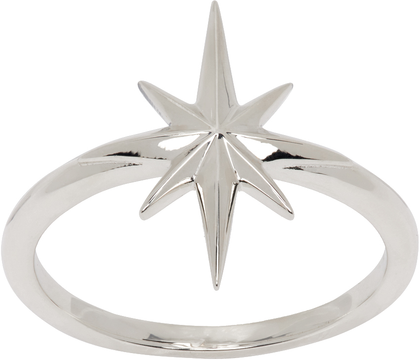 Stolen Girlfriends Club Silver Large North Star Ring Stolen Girlfriends ...