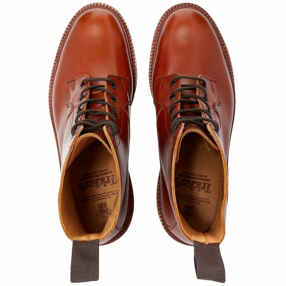 Tricker's Men's Burford Derby Boot in Marron Antique Tricker's