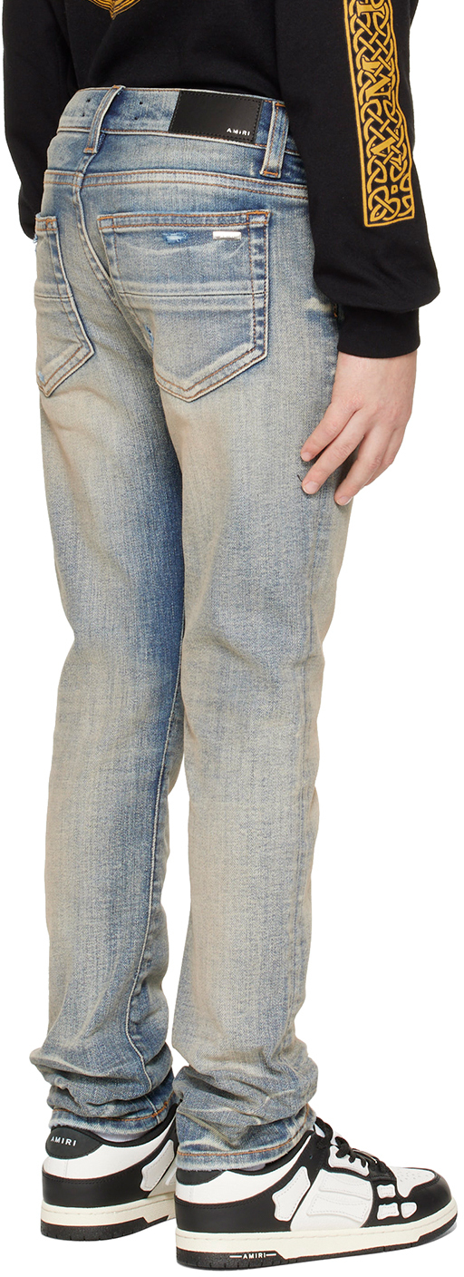 AMIRI Kids Blue Stack Jeans Amiri