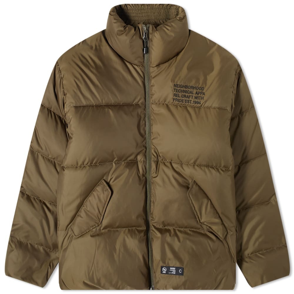 Neighborhood Men's Down Jacket in Olive Drab Neighborhood