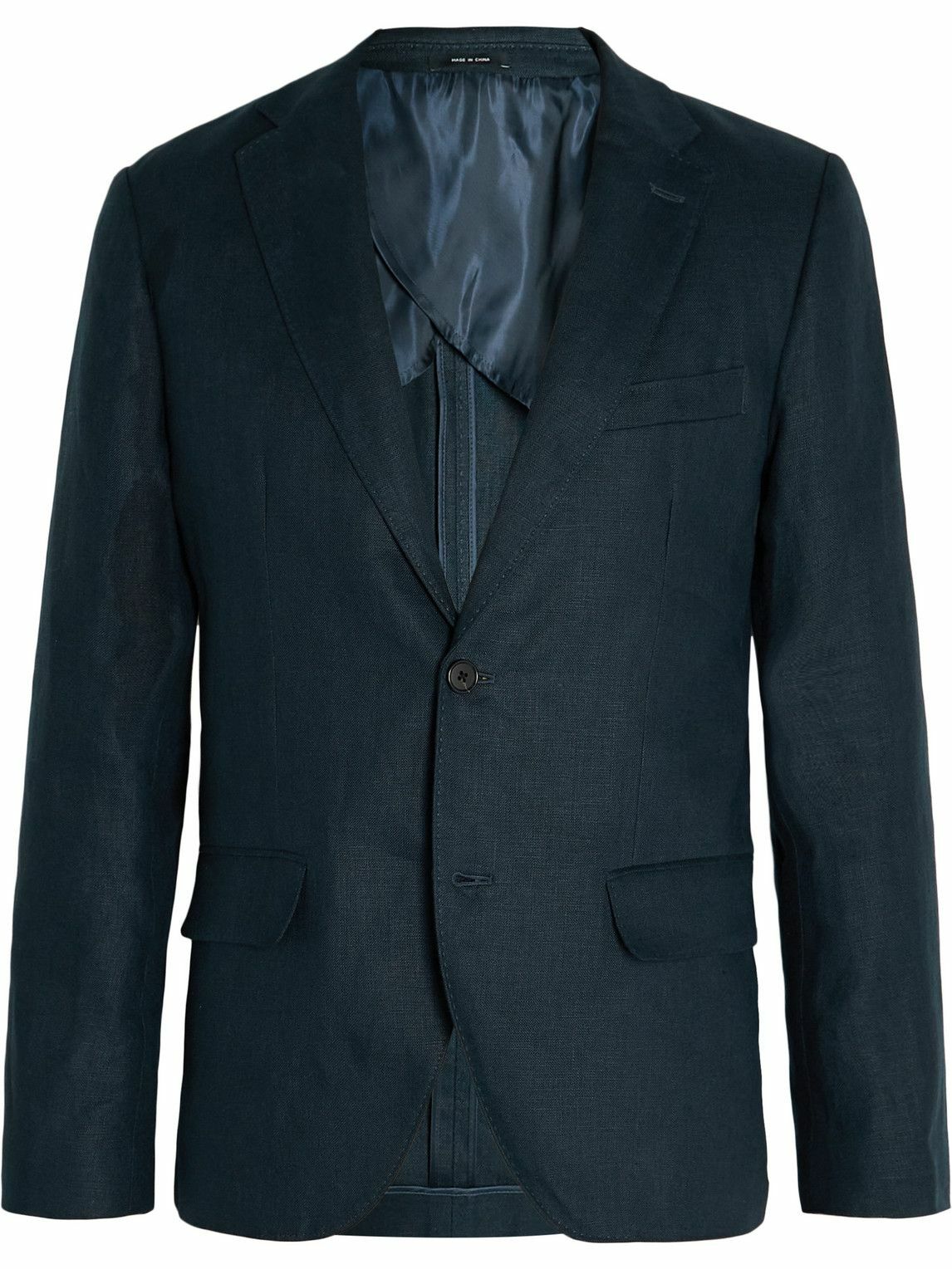 Club Monaco - Slim-Fit Linen Suit Jacket - Blue Club Monaco