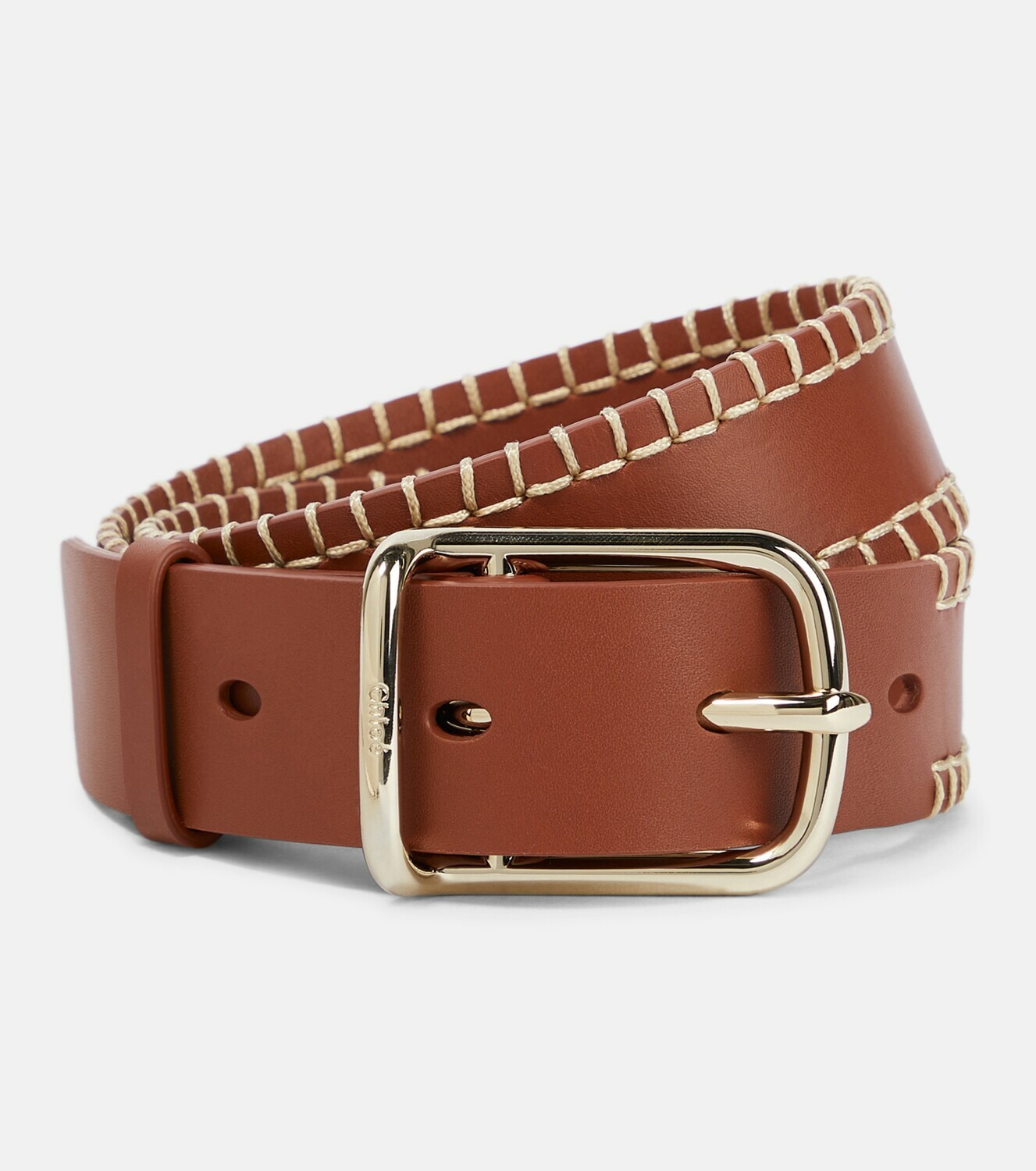 Chloe - Louela reversible leather waist belt Chloe