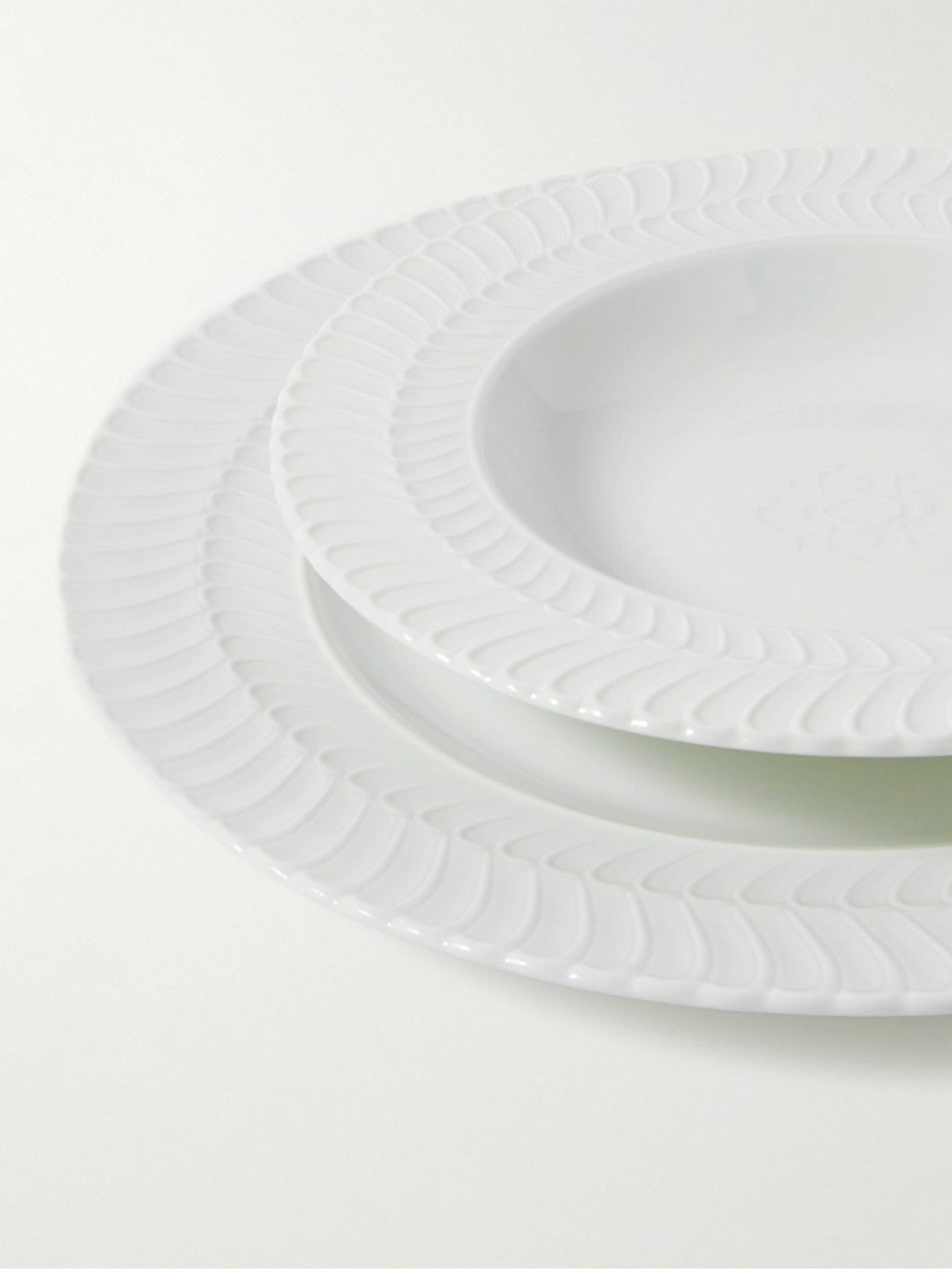 Buccellati - Double Rouche 31cm Porcelain Dinner Plate Buccellati
