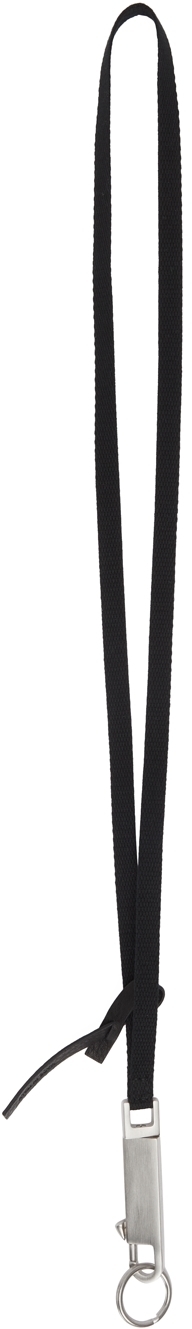 Rick Owens Black Medium Neck Hook Keychain Rick Owens