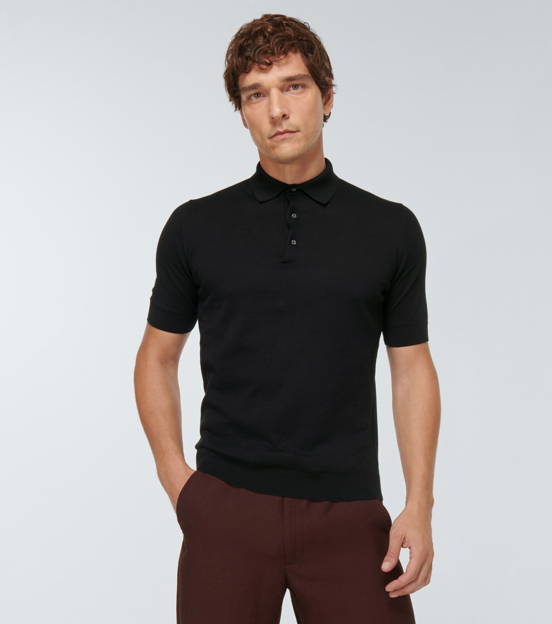 Lardini - Cotton polo shirt Lardini
