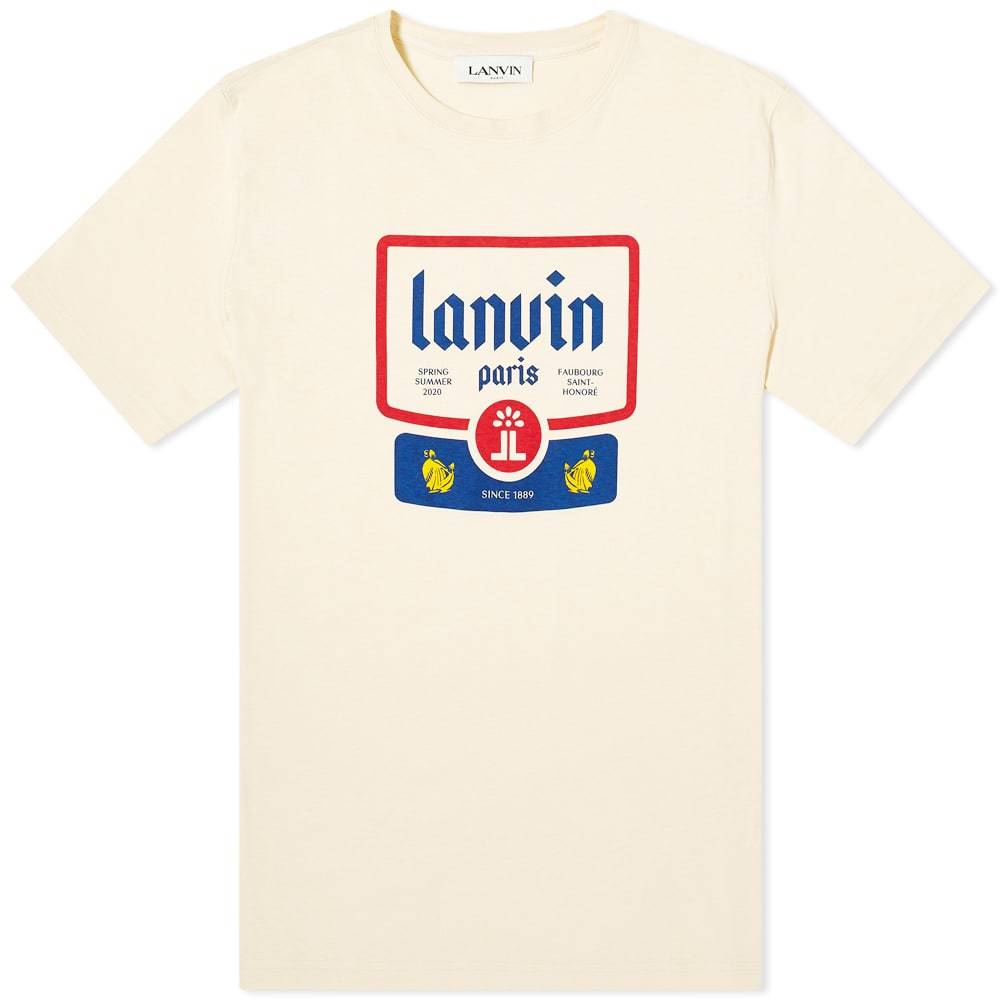 Lanvin Big Label Print Tee Lanvin