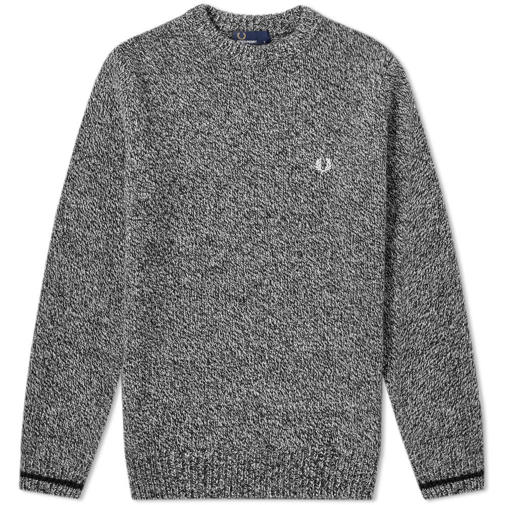 Fred Perry Tipped Crew Jumper Fred Perry