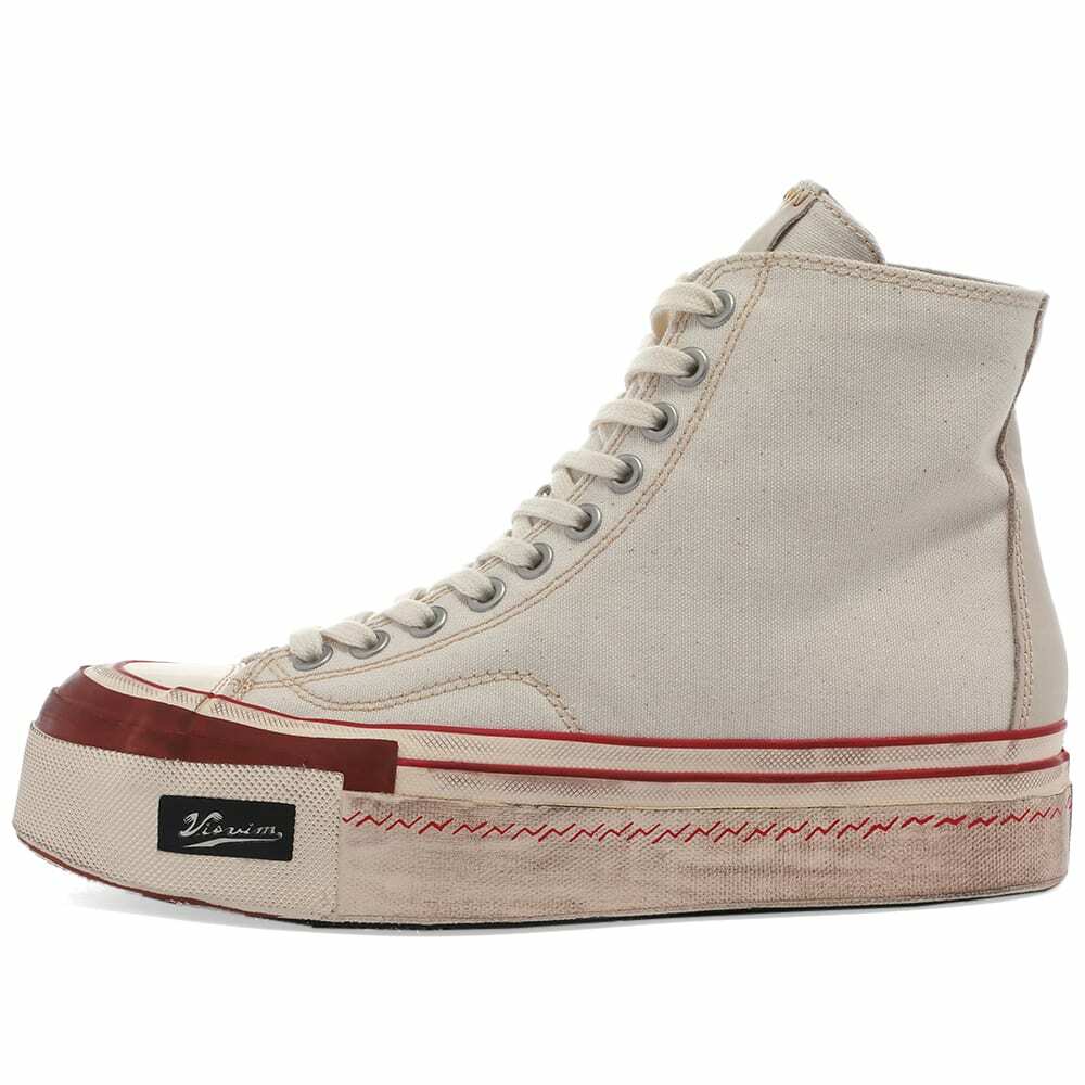 Visvim Women's Hi-Top Platform Sneakers in White Visvim