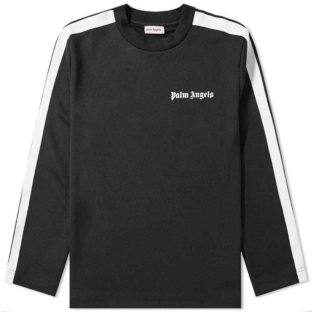Palm Angels Long Sleeve Track Tee Black Palm Angels