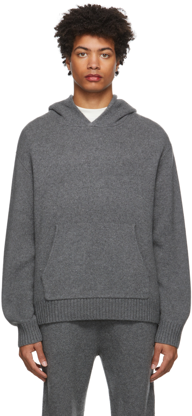 Frame Grey Hoodie Sweater Frame Denim
