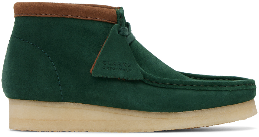 Clarks Originals Green Wallabee Desert Boots Clarks Originals