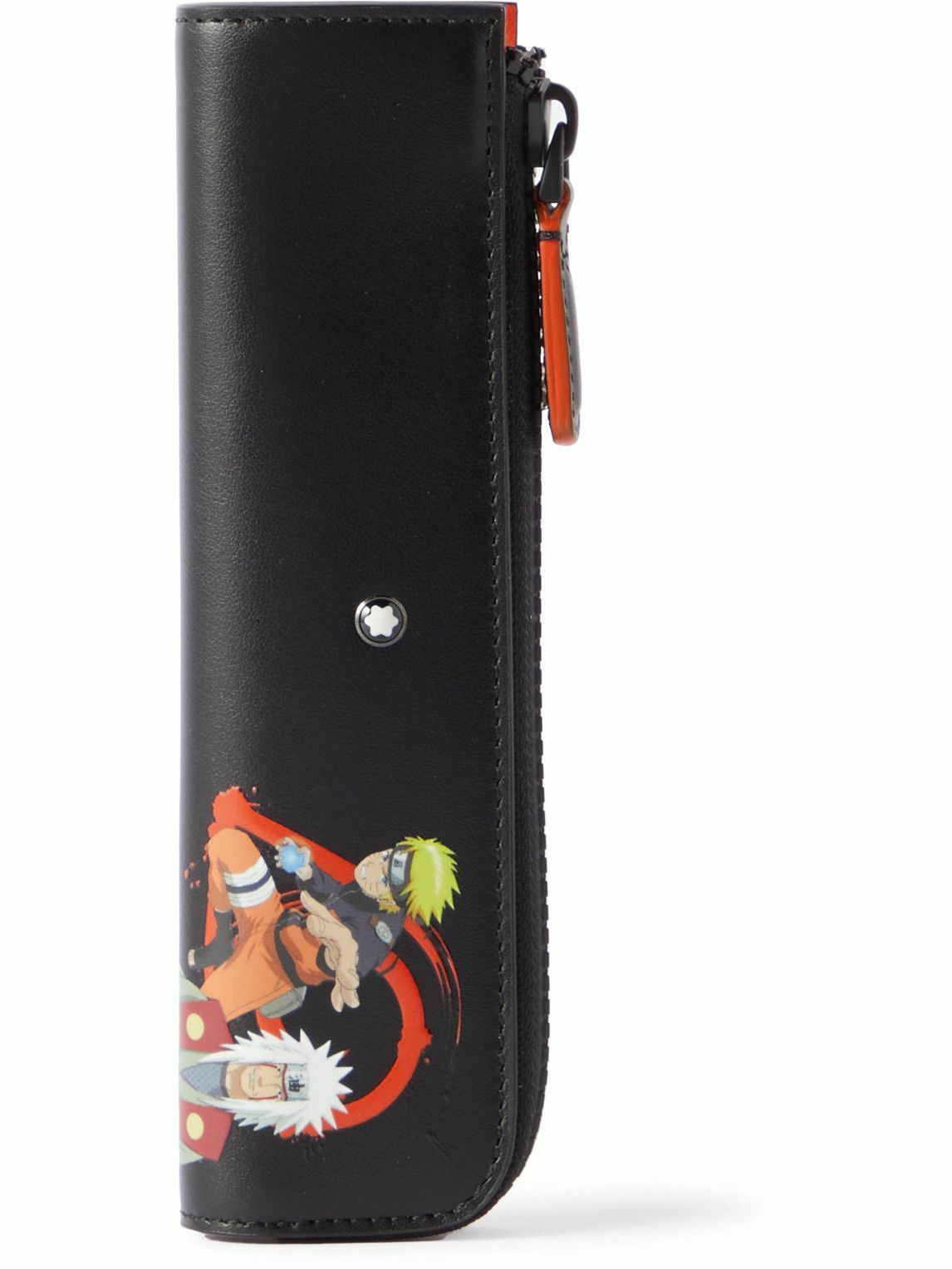 Montblanc - Naruto Printed Full-Grain Leather Pen Pouch Montblanc