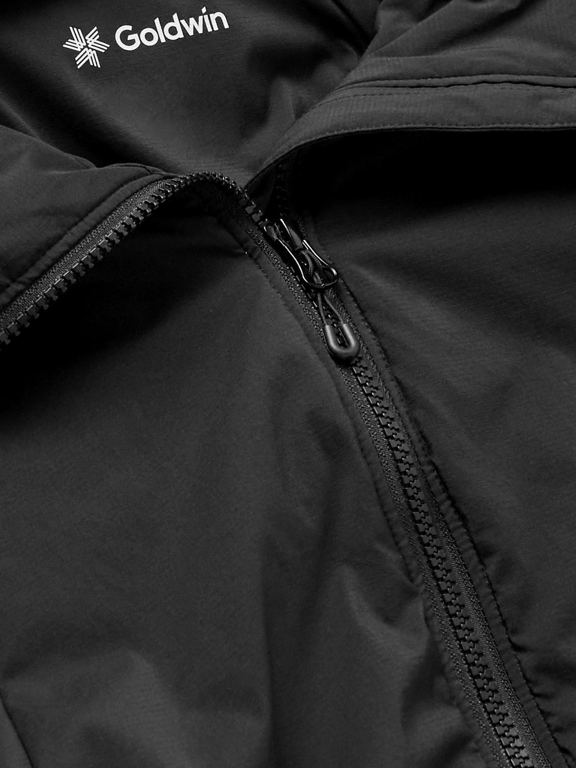 Goldwin - Pertex Quantum Air Ripstop Hooded Ski Jacket - Black Goldwin