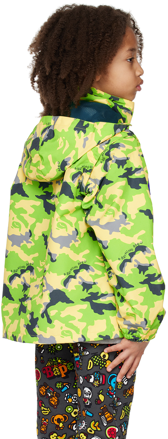 BAPE Kids Green 4way Jacket A Bathing Ape