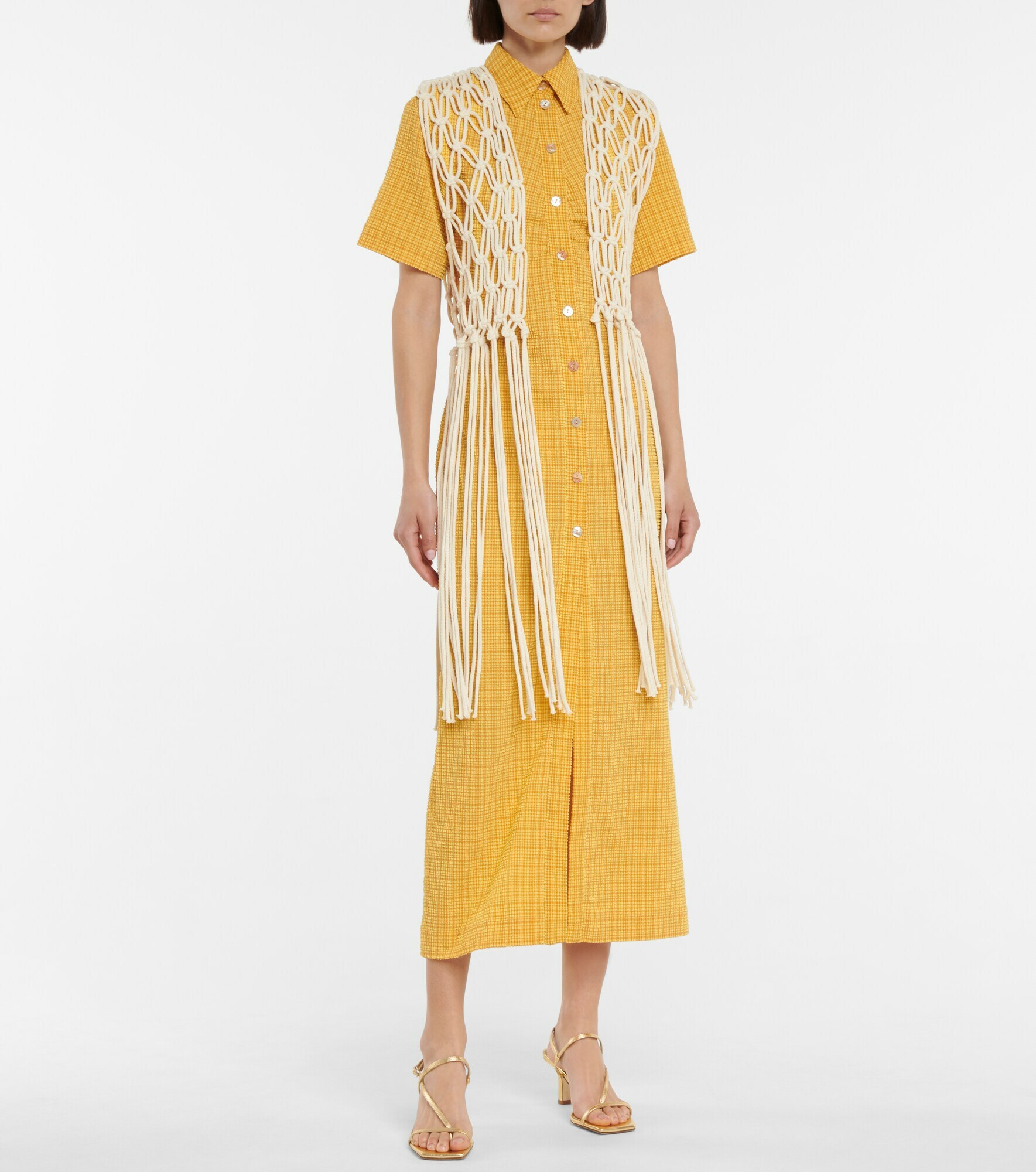 Nanushka - Thuza macramé vest Nanushka