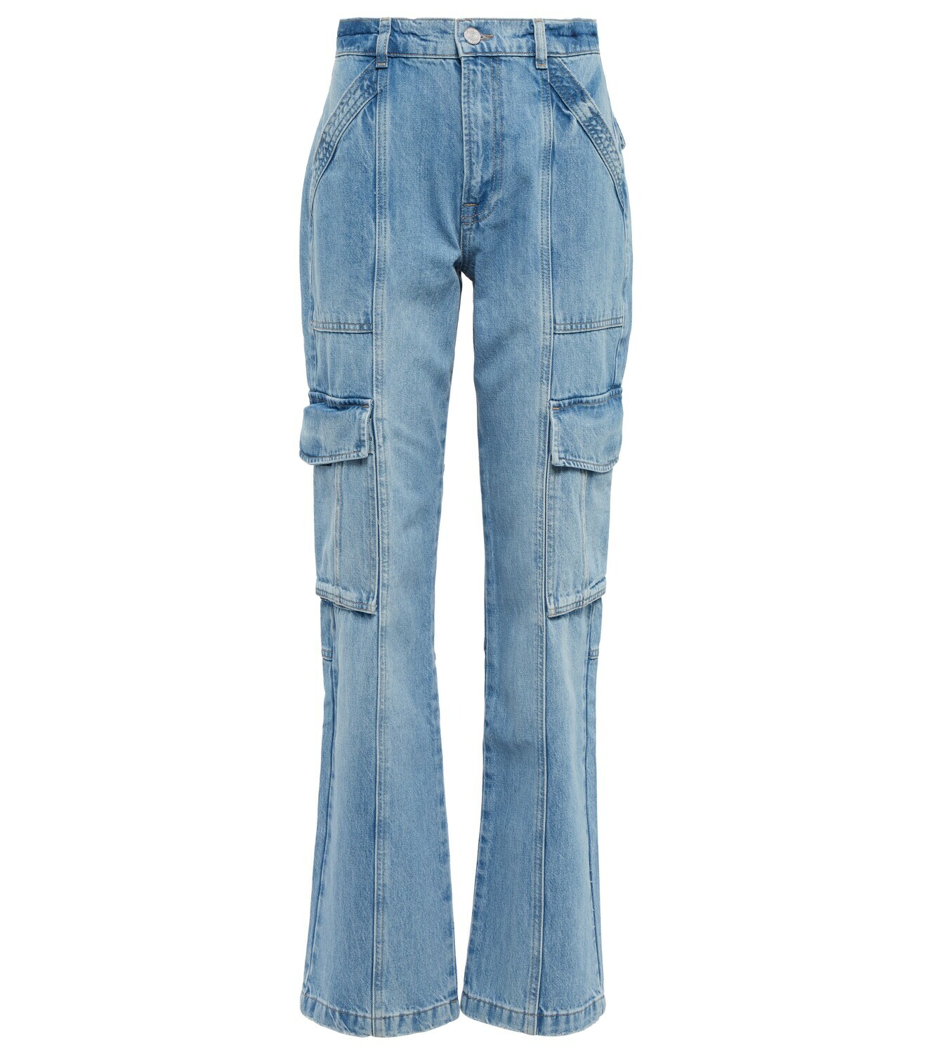 Frame - Utility high-rise jeans Frame Denim