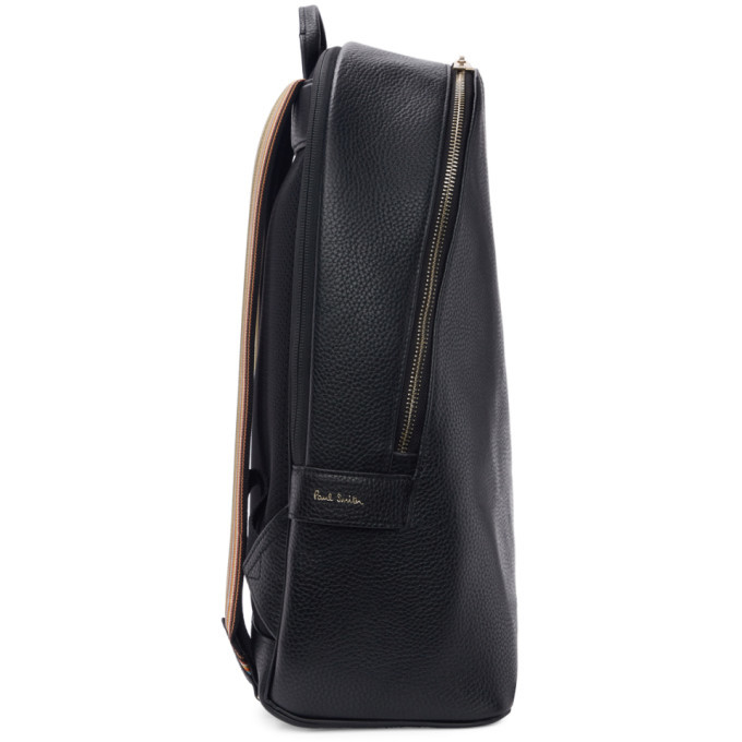 Paul Smith Black Leather Backpack Paul Smith