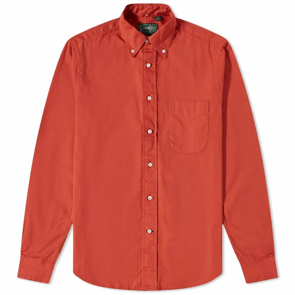 Gitman Vintage Men's Button Down Overdyed Oxford Shirt in Orange Gitman ... Gitman Vintage Men's Button Down Overdyed Oxford Shirt in Orange Gitman ...