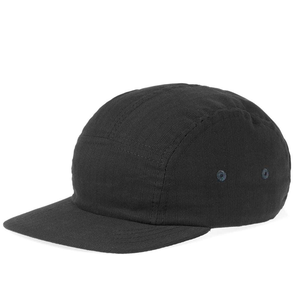 Folk 5 Panel Cap Black Folk