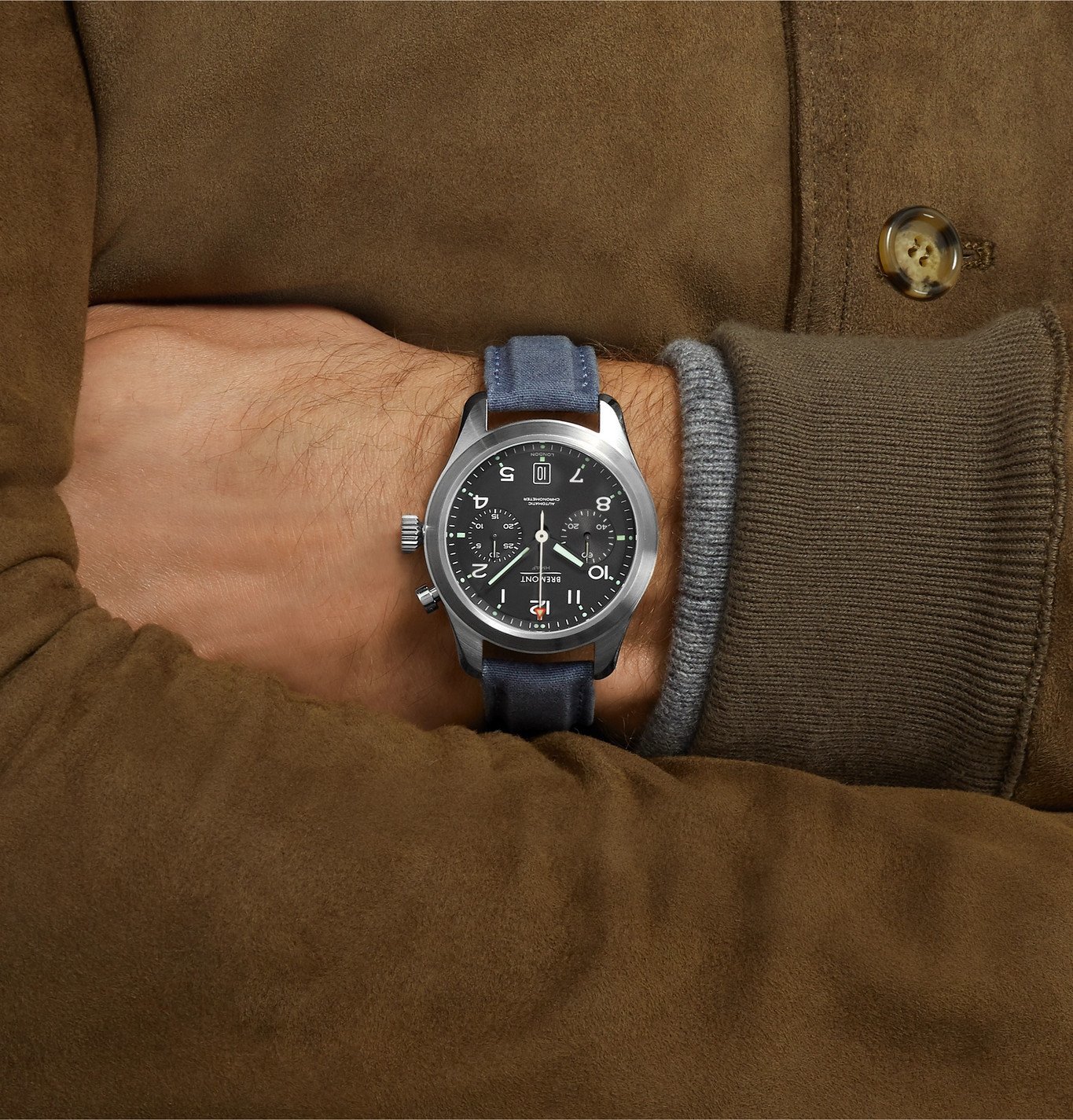 Bremont - Arrow Automatic Chronograph 42mm Stainless Steel and ...
