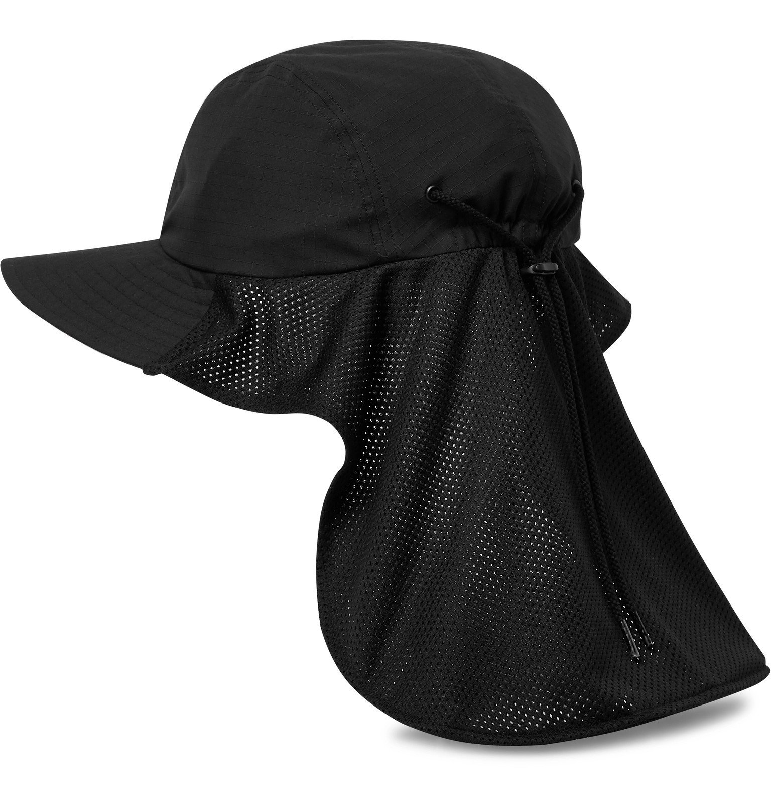 nonnative - Commander COOLMAX Ripstop and Mesh Bucket Hat - Black Nonnative
