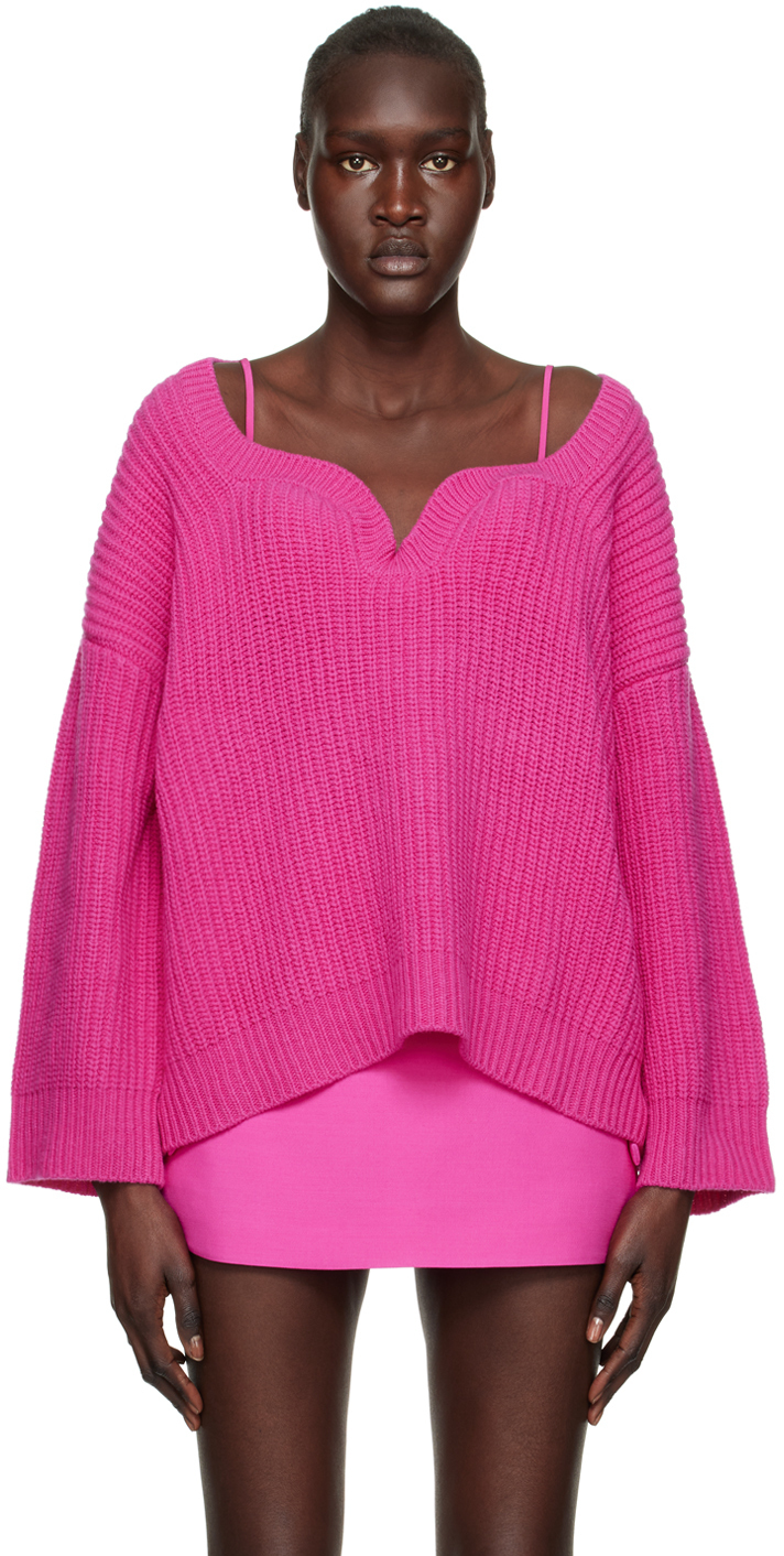 Valentino Pink Sweetheart Sweater Valentino