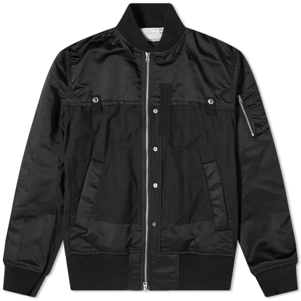 Sacai Twill Bomber Jacket Sacai