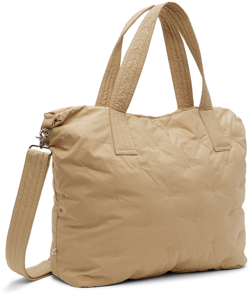 Bonpoint Baby Beige Quilted Messenger Bag Bonpoint