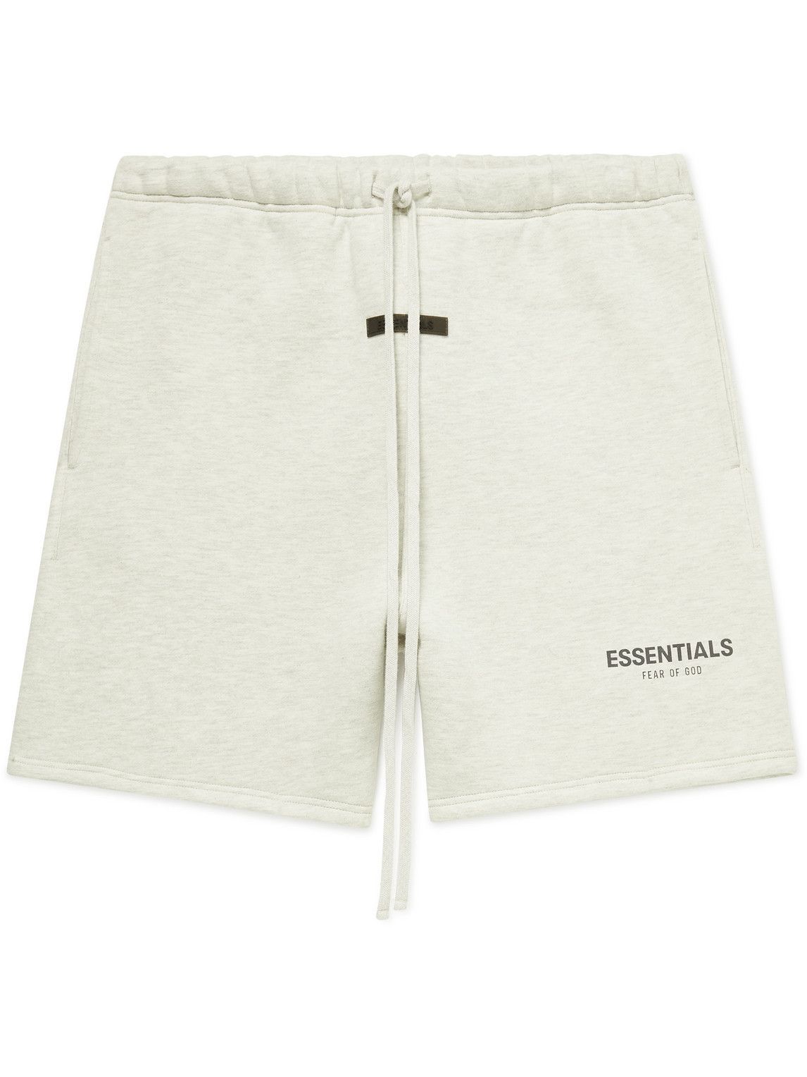 FEAR OF GOD ESSENTIALS - Wide-Leg Logo-Print Cotton-Blend Jersey ...