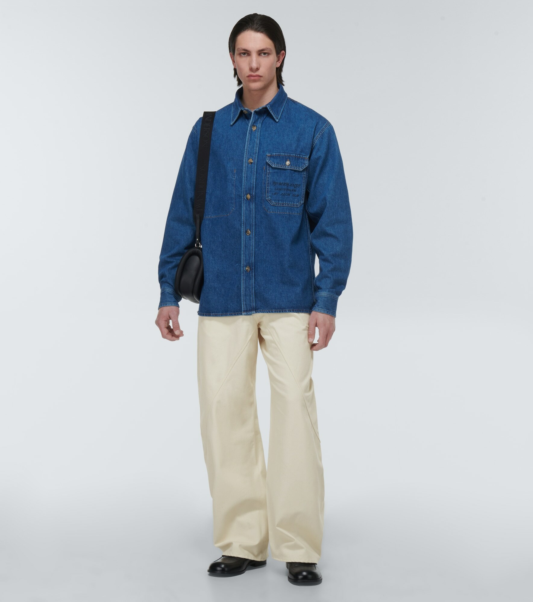 JW Anderson - Wide-leg denim cargo pants JW Anderson